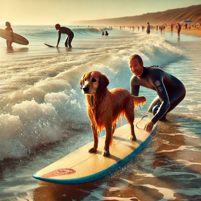 Surfing Dog Sugar Makes History as First Canine Inductee into Surfers ...